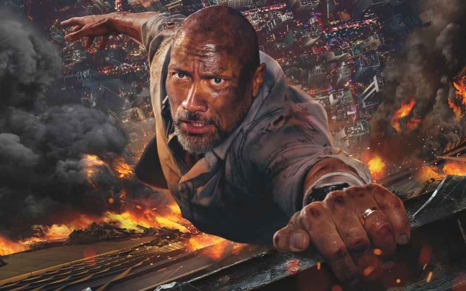 Skyscraper review: Dwayne Johnson jumping around on top of a tall ...