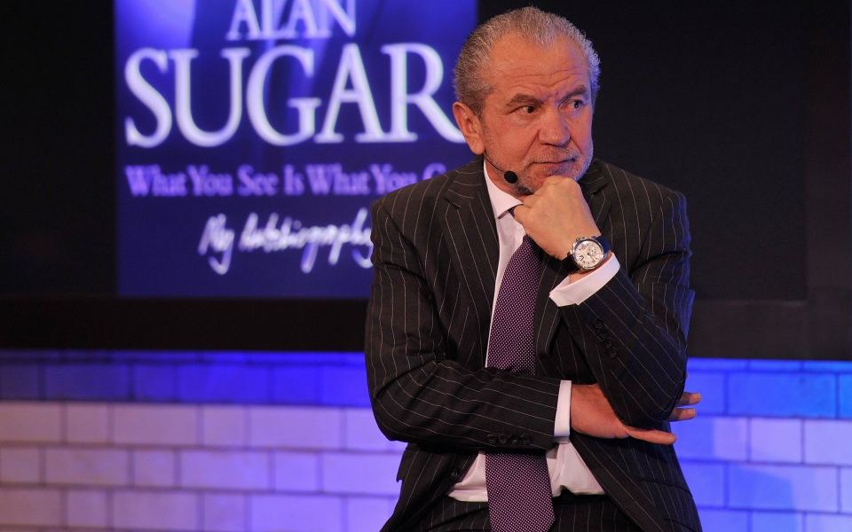 The Apprentice star Lord Alan Sugar told 'you're fired'