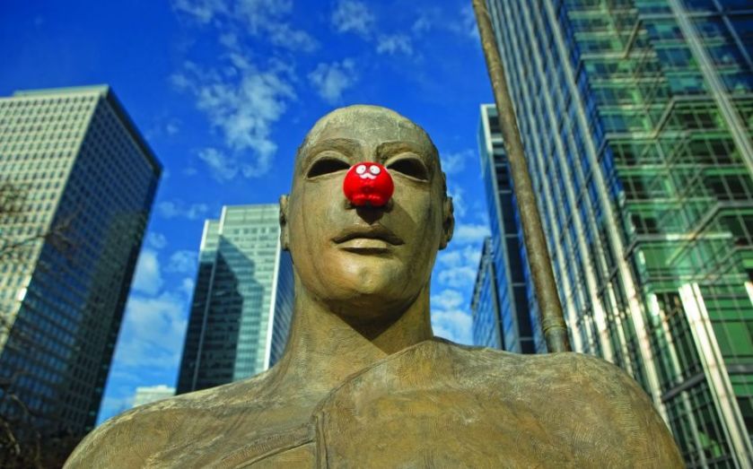 Red Nose Day 2015: Canary Wharf gets in the Comic Relief spirit