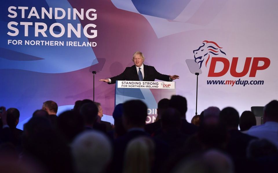 Boris Johnson urges Democratic Unionist Party to continue to support ...