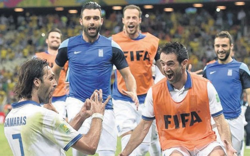 World Cup: Samaras sends Greece through