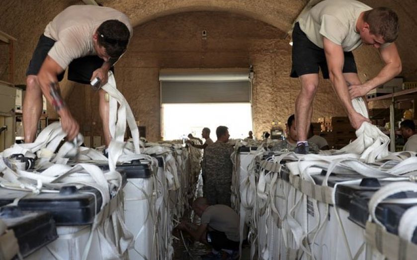 US strikes Iraqi extremists as RAF aid arrives