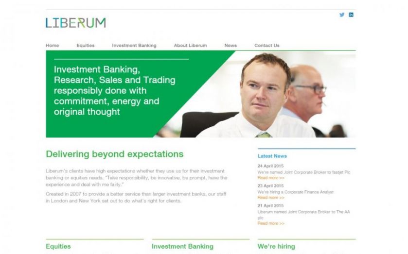 Investment bank Liberum reports sparkling results on record year