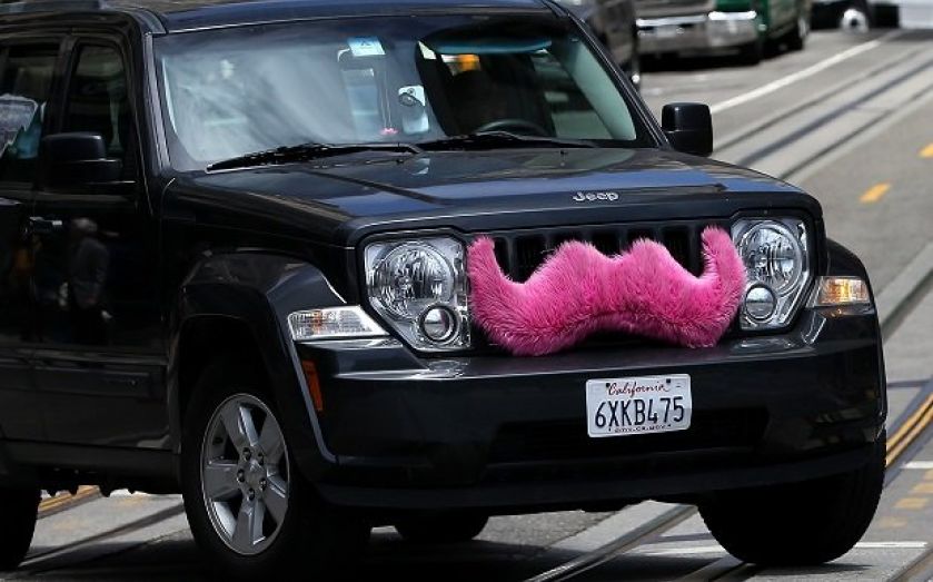 Lyft drops its signature furry pink moustache for brand new glowstache