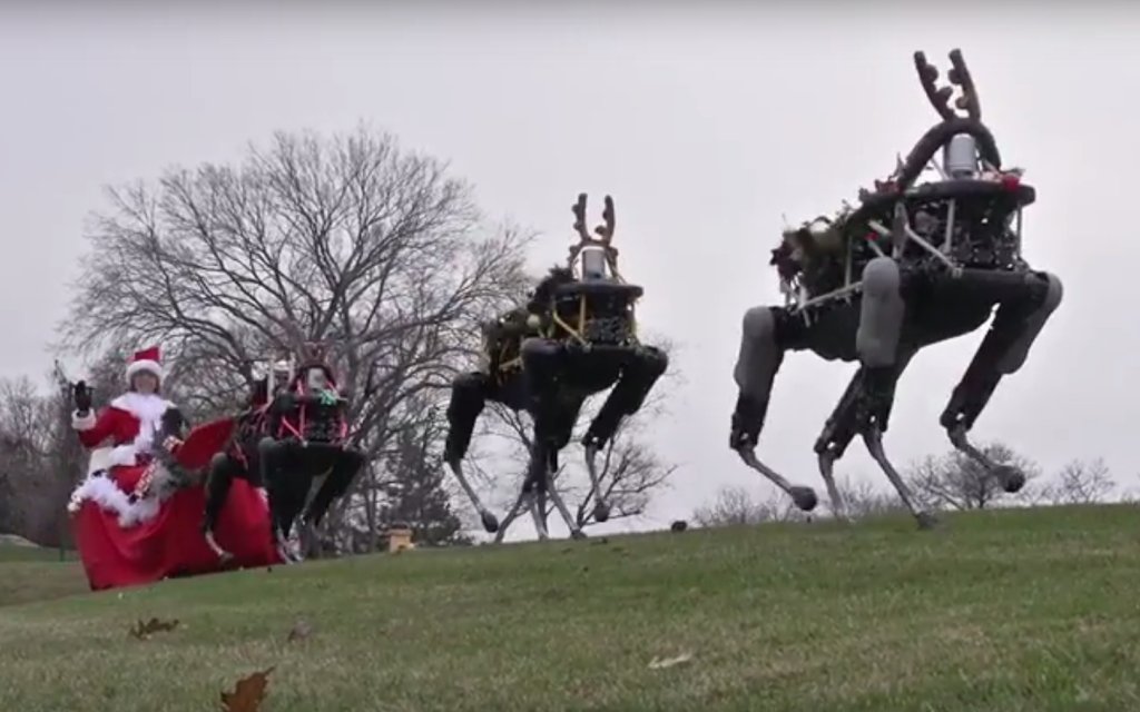 Robot reindeer: Robotics company Boston Dynamics gives us a glimpse of ...