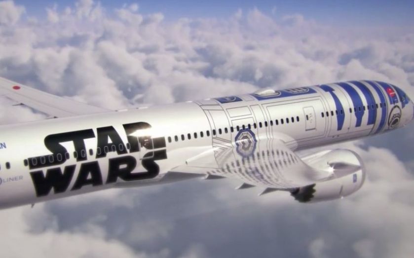 All Nippon Airways unveil Star Wars jet as Japanese airliner adds to ...
