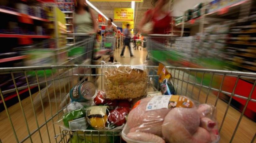 Shop prices in deflation for first time in almost three years