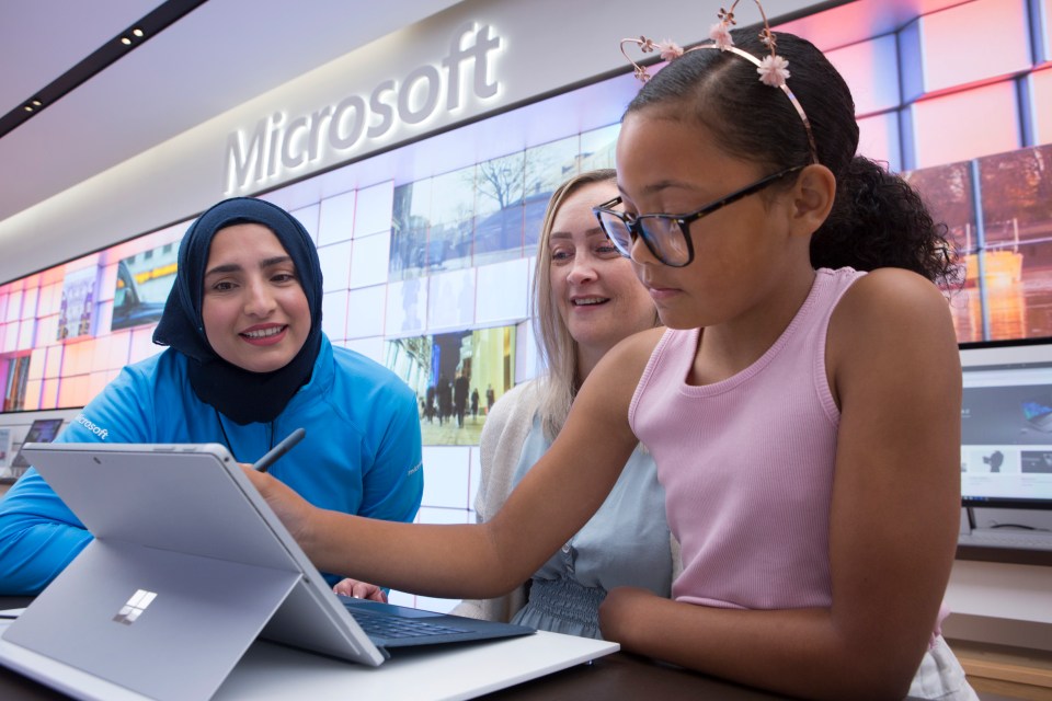 Microsoft opens flagship London store on Oxford Circus