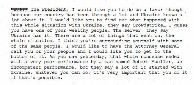 US markets sink as transcript shows Trump asked Ukraine to dig dirt on ...