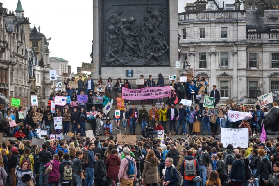 Extinction Rebellion protests target City of London and Ministry of ...