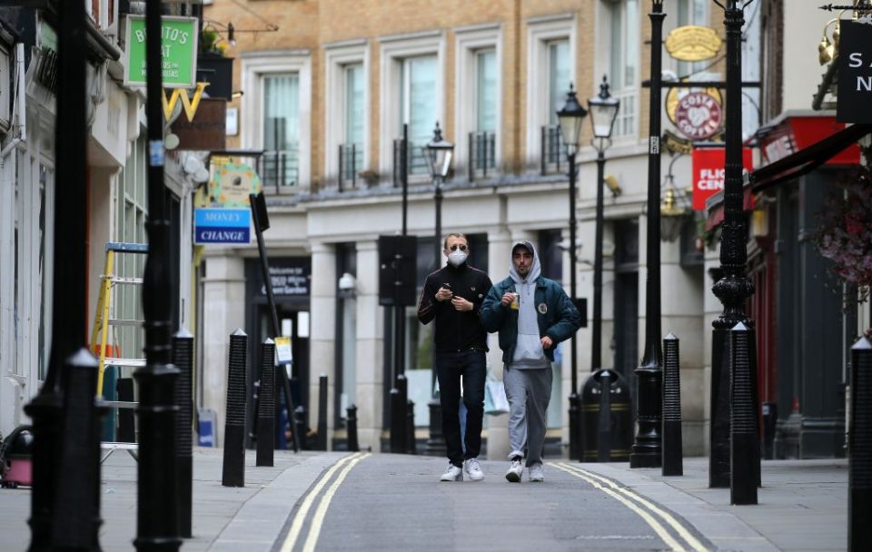 Central London footfall jumps as office workers start to return ...