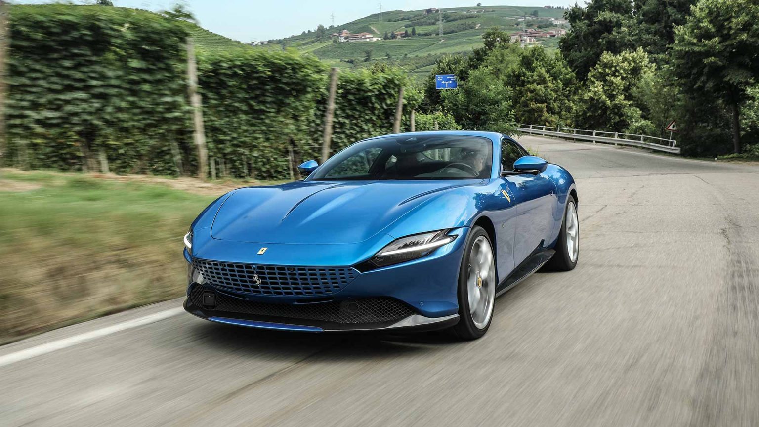 The Ferrari Roma combines classic glamour with supercar performance ...