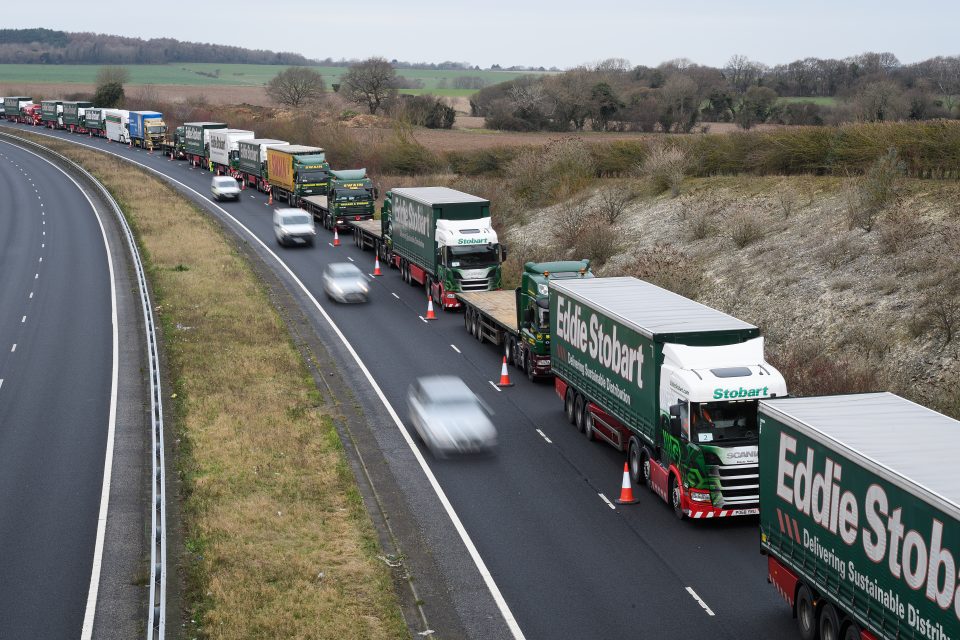 British lorry drivers now need negative Covid test to enter Denmark and ...