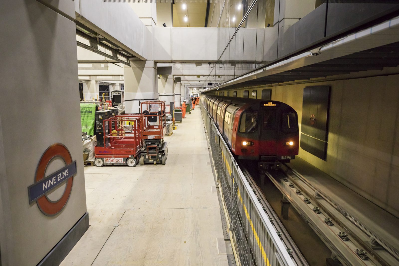On track: First passenger trains run on Northern line Tube extension