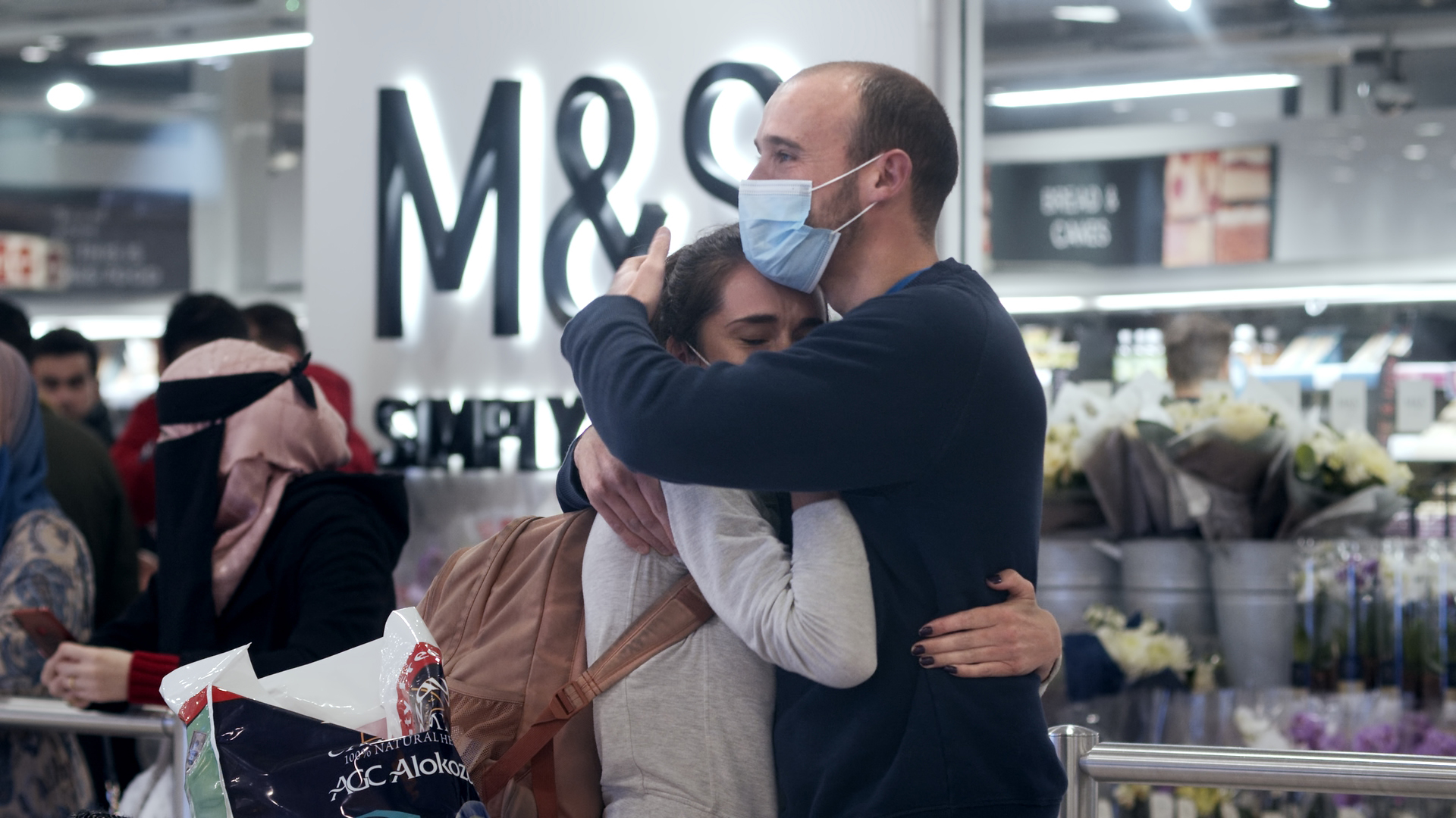 Heathrow recreates Love Actually's iconic scene following pandemic reunions