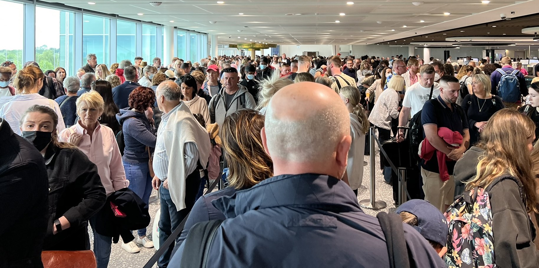 Half term travel bloodbath with endless queues at UK airport, delayed ...