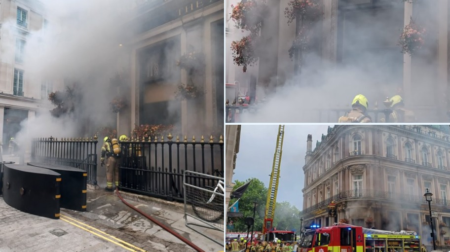 Heat warning to passengers after London train track bursts into flames ...