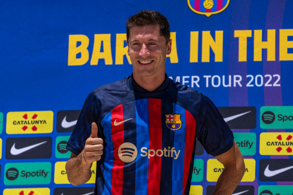 Who owns Barcelona? Who did Joan Laporta take over from?