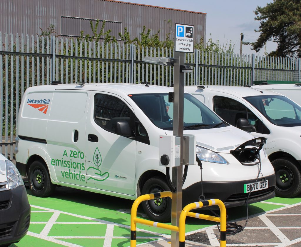 Network Rail installs first EV charging hubs as part of green push
