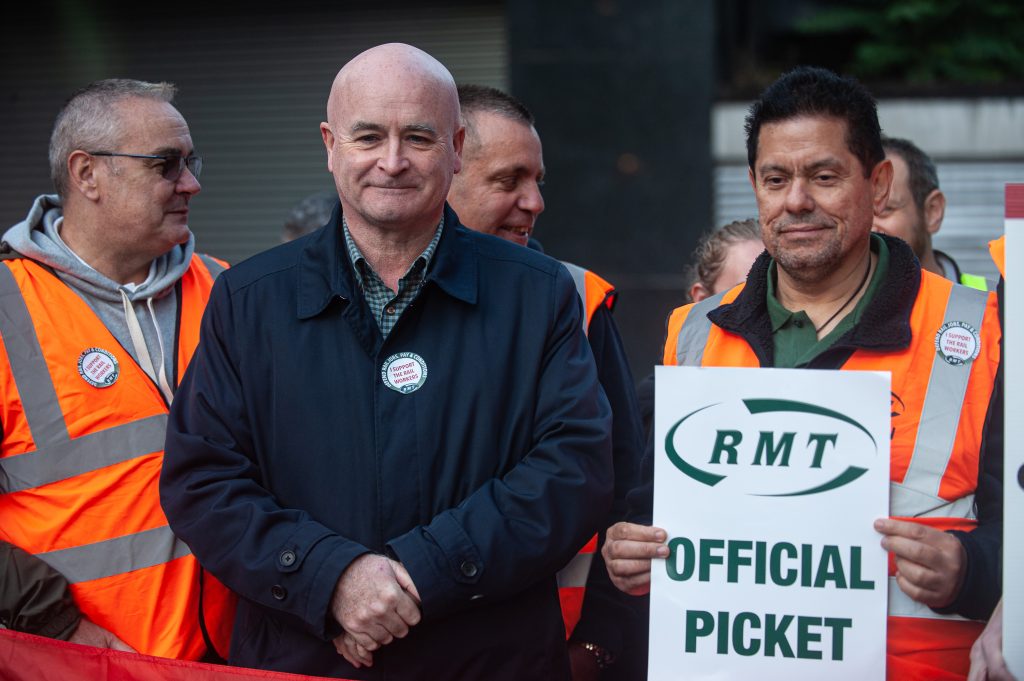 RMT's Mick Lynch: 'We will be in this for as long as it takes'