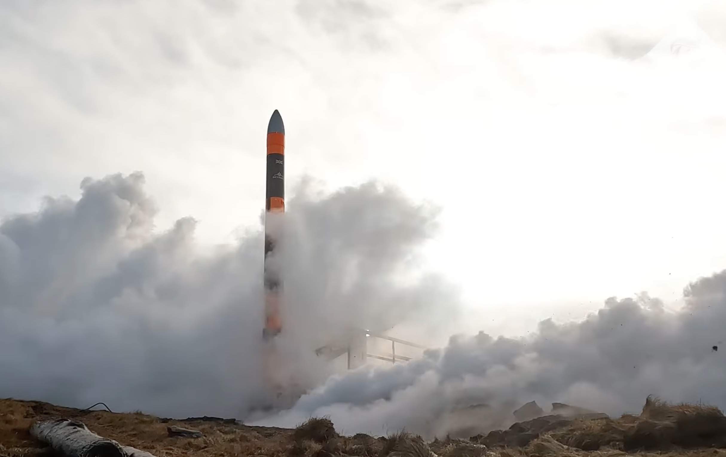 Crash landing in sea: British space firm's Iceland rocket launch ends ...