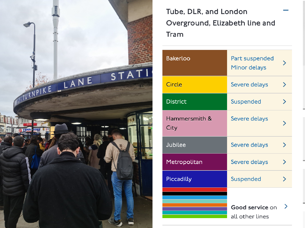No strike? Still no service! Wednesday's Tube walkout bleeds into ...