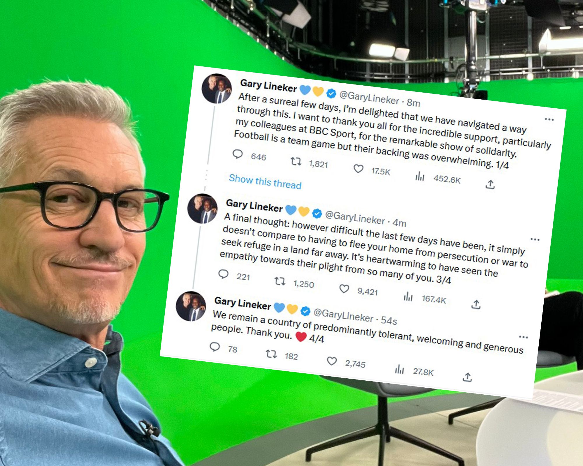 Gary Lineker to return as host of Match of the Day: BBC apologises for ...