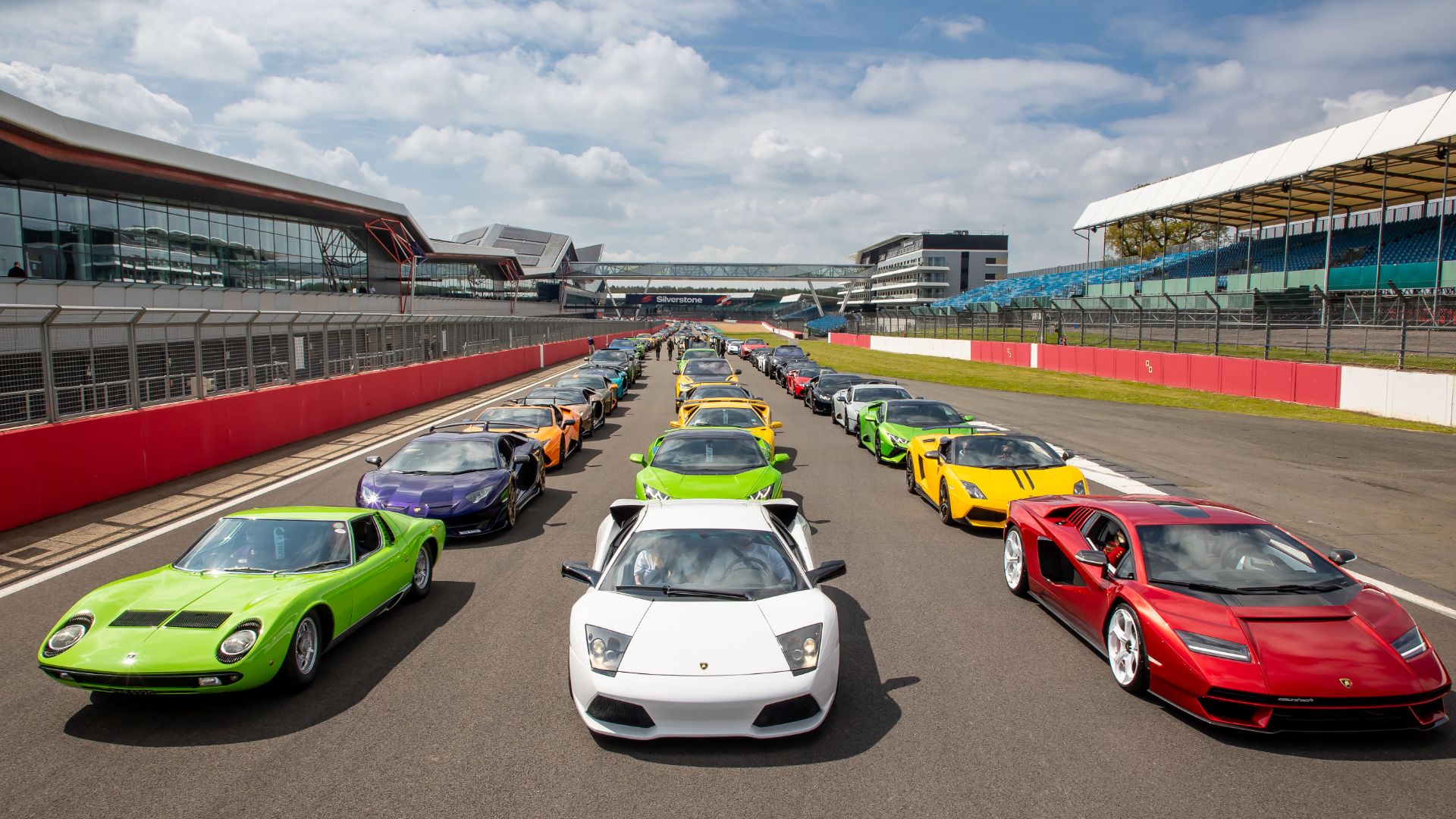 Lamborghini celebrates 60 years with record gathering at Silverstone