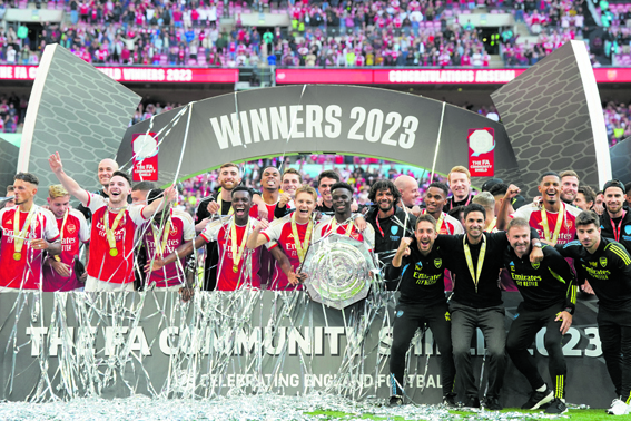 Community Shield: Arsenal fire first shot of season with City win