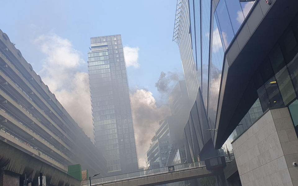 Moorgate blaze tackled by 40 firefighters and six engines