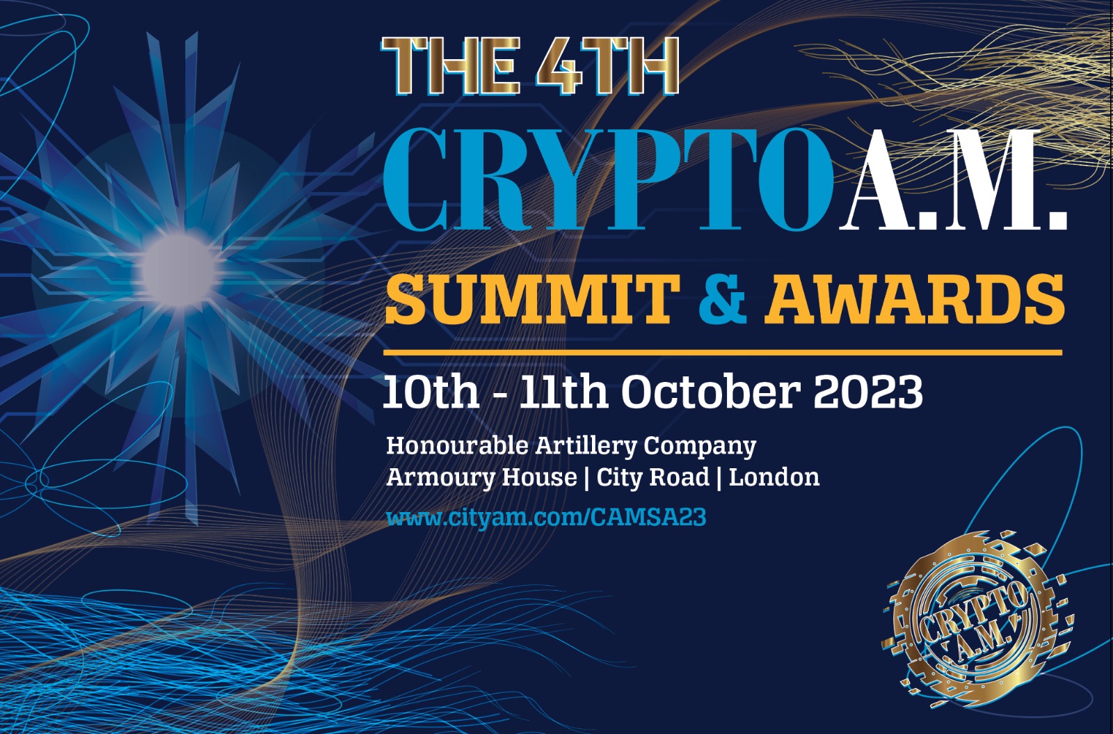 Dates announced for Crypto AM Summit and Awards 2022 - City AM