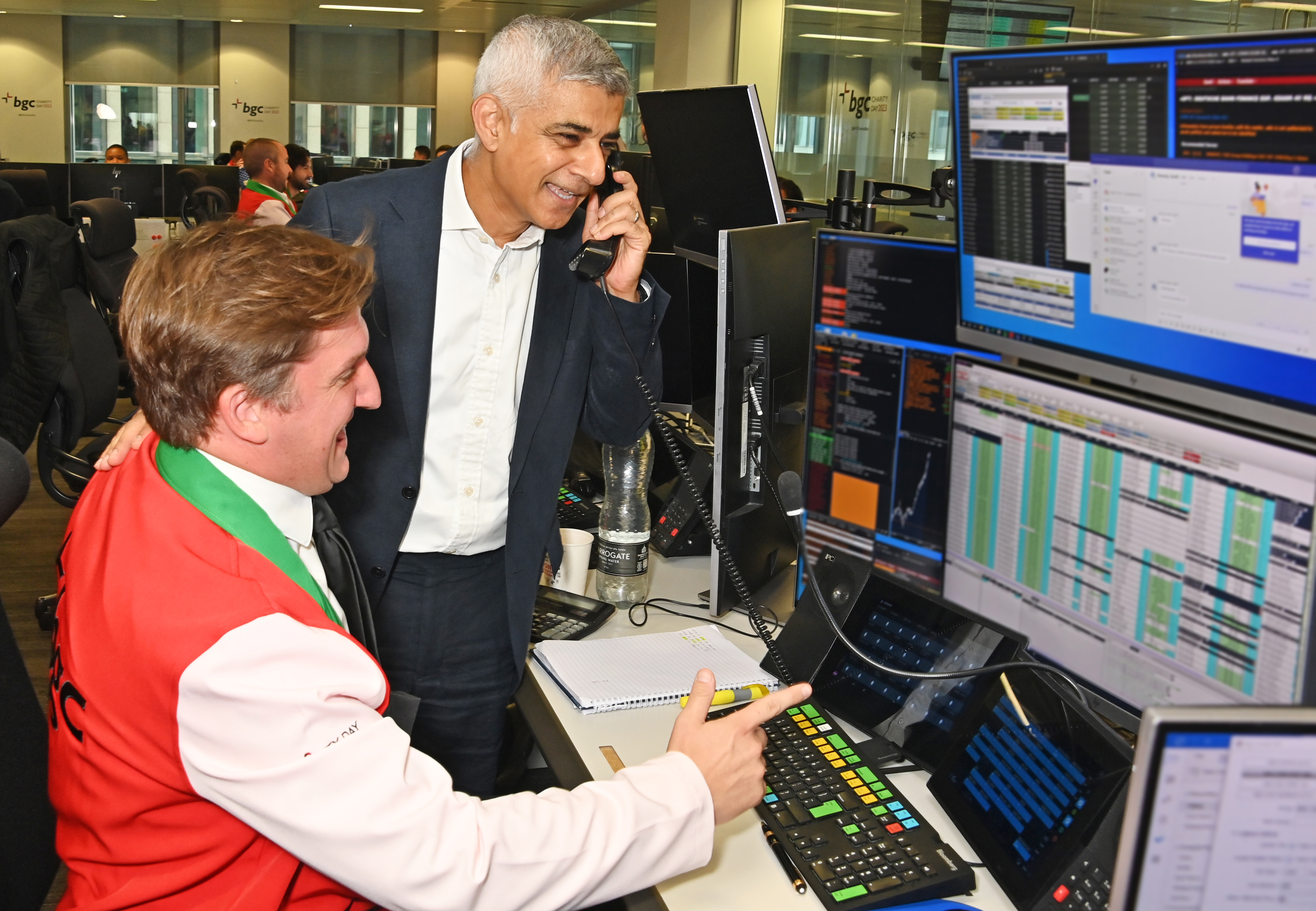 In pictures: Celebs take to the trading floor at BGC's September 11 ...