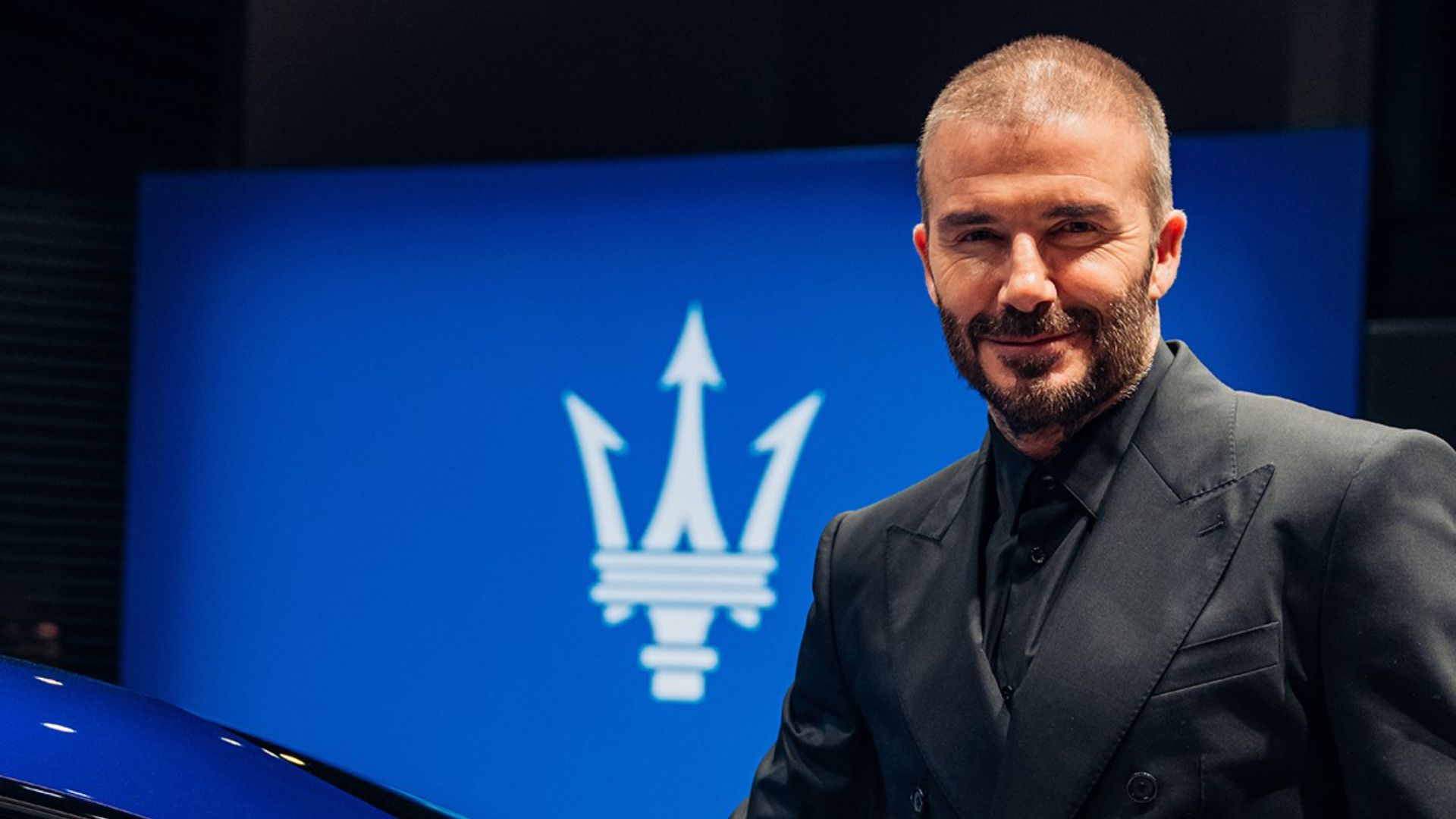 David Beckham opens London’s new flagship Maserati showroom