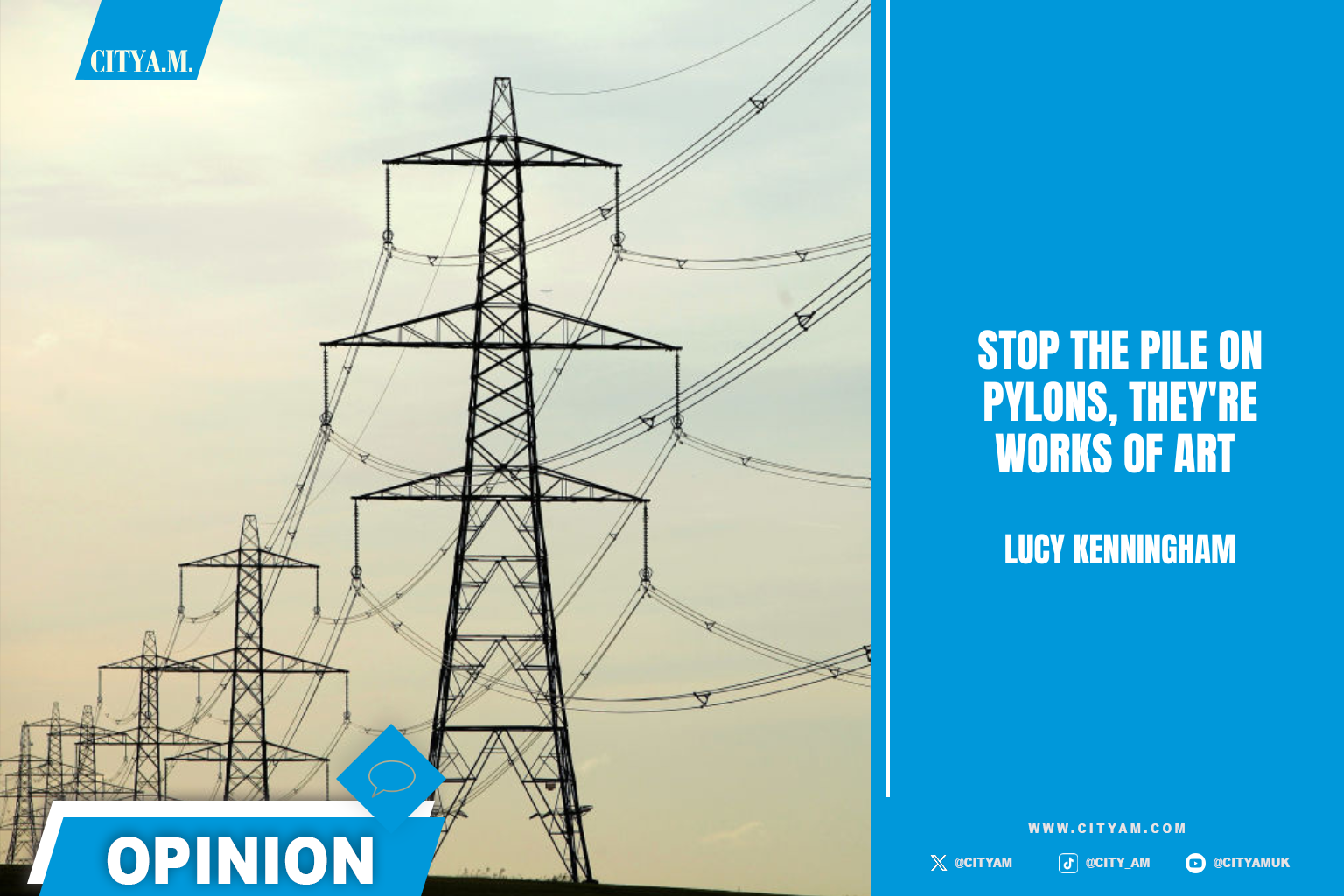 Stop the pile on pylons, they're works of art