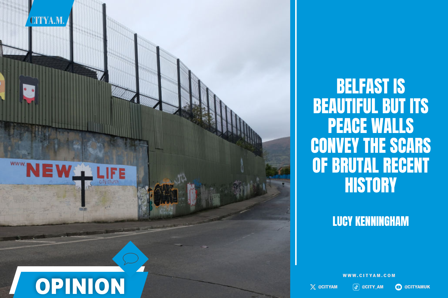 Belfast is beautiful but its peace walls convey the scars of brutal ...