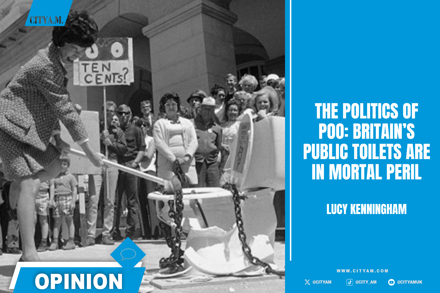 The politics of poo: Britain’s public toilets are in mortal peril