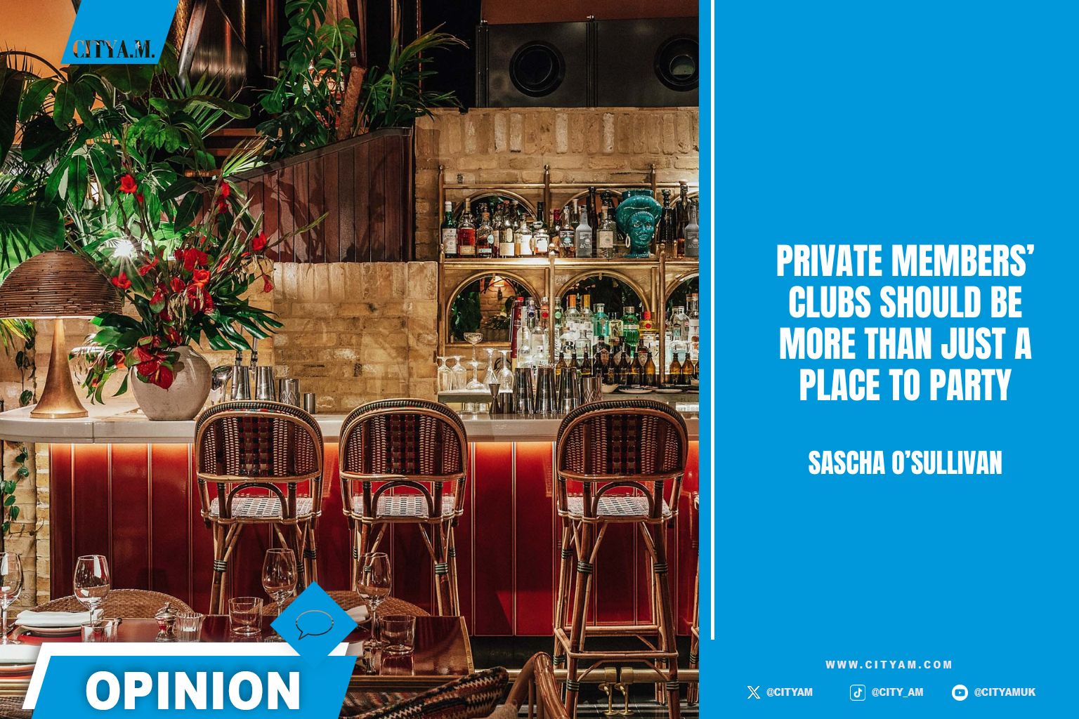 Private members’ clubs should be more than just a place to party