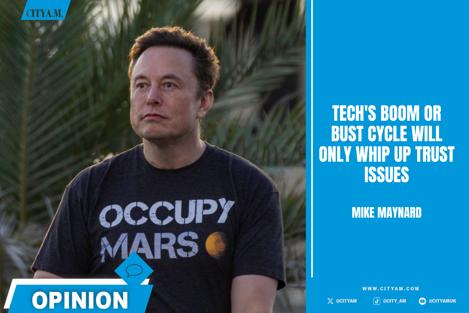 Tech's boom or bust cycle will only whip up trust issues