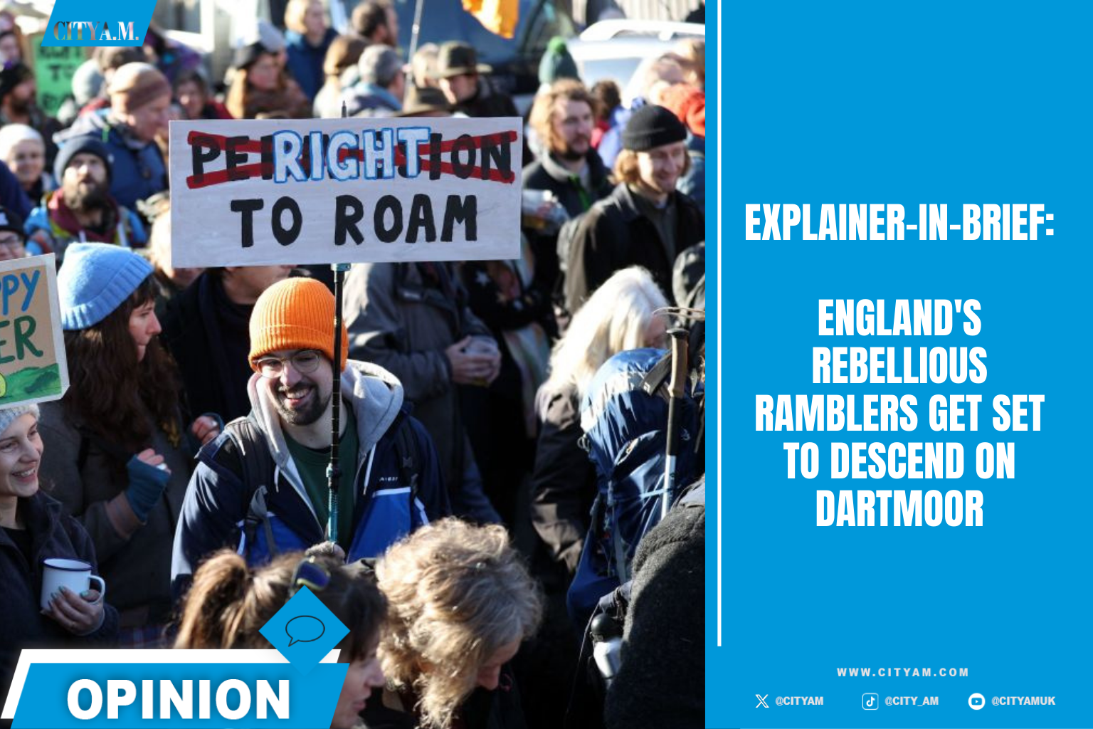 Explainer-in-brief: England's rebellious ramblers get set to descend on ...