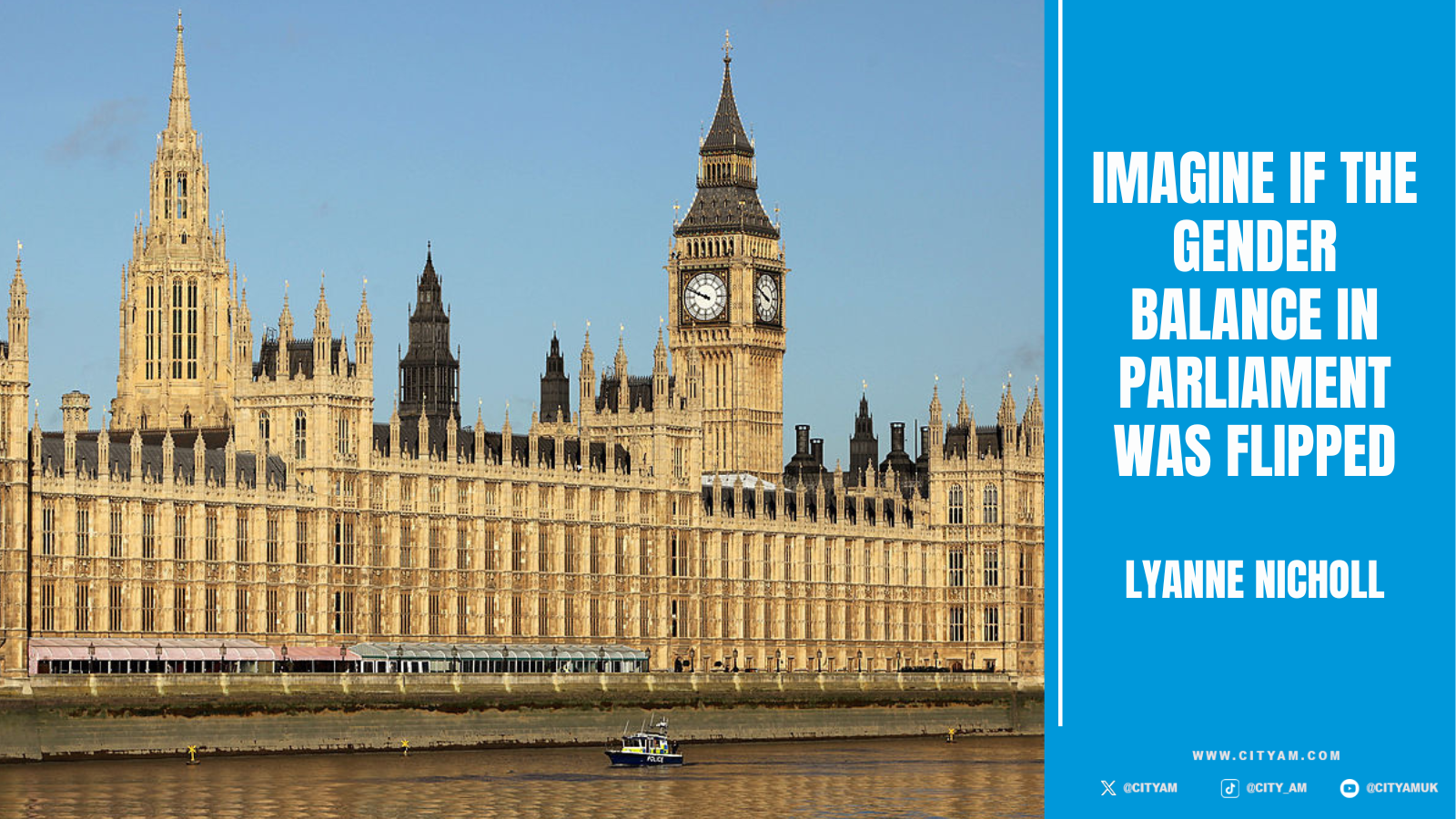 Imagine if the gender balance in parliament was flipped