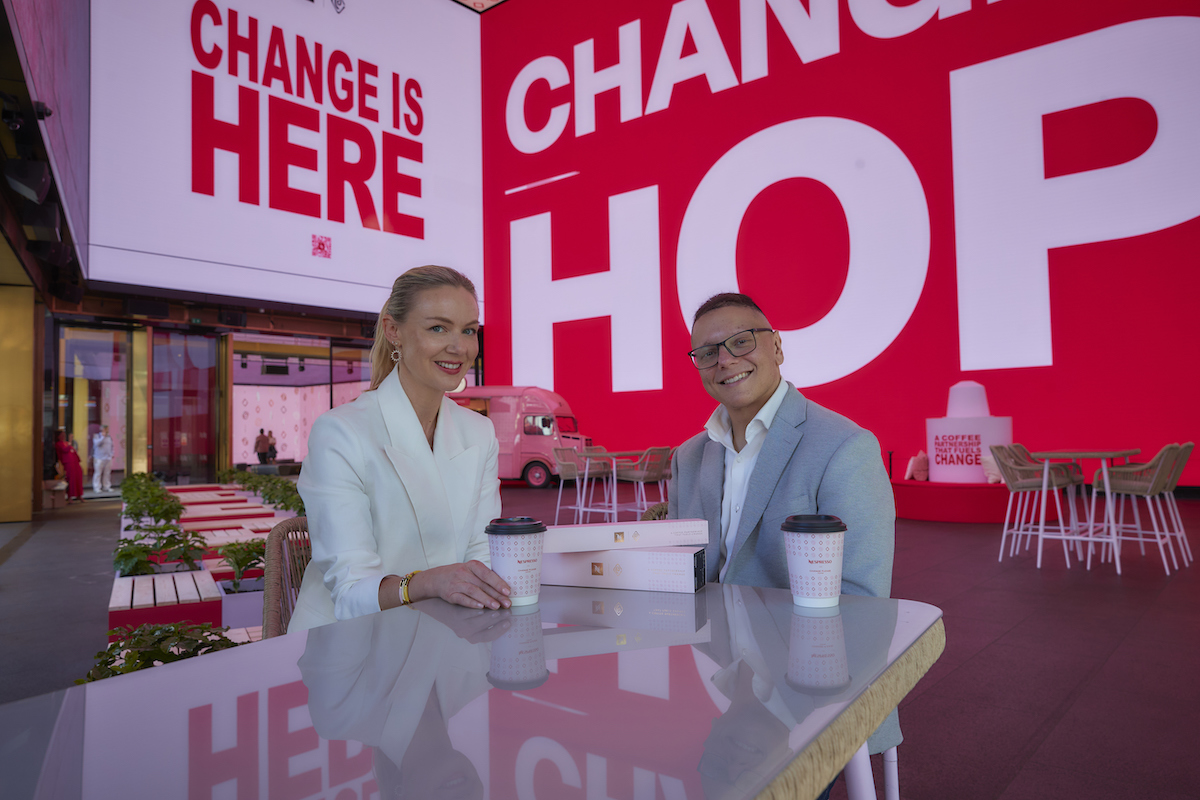 Nespresso and Change Please unveil week-long immersive exhibit ...