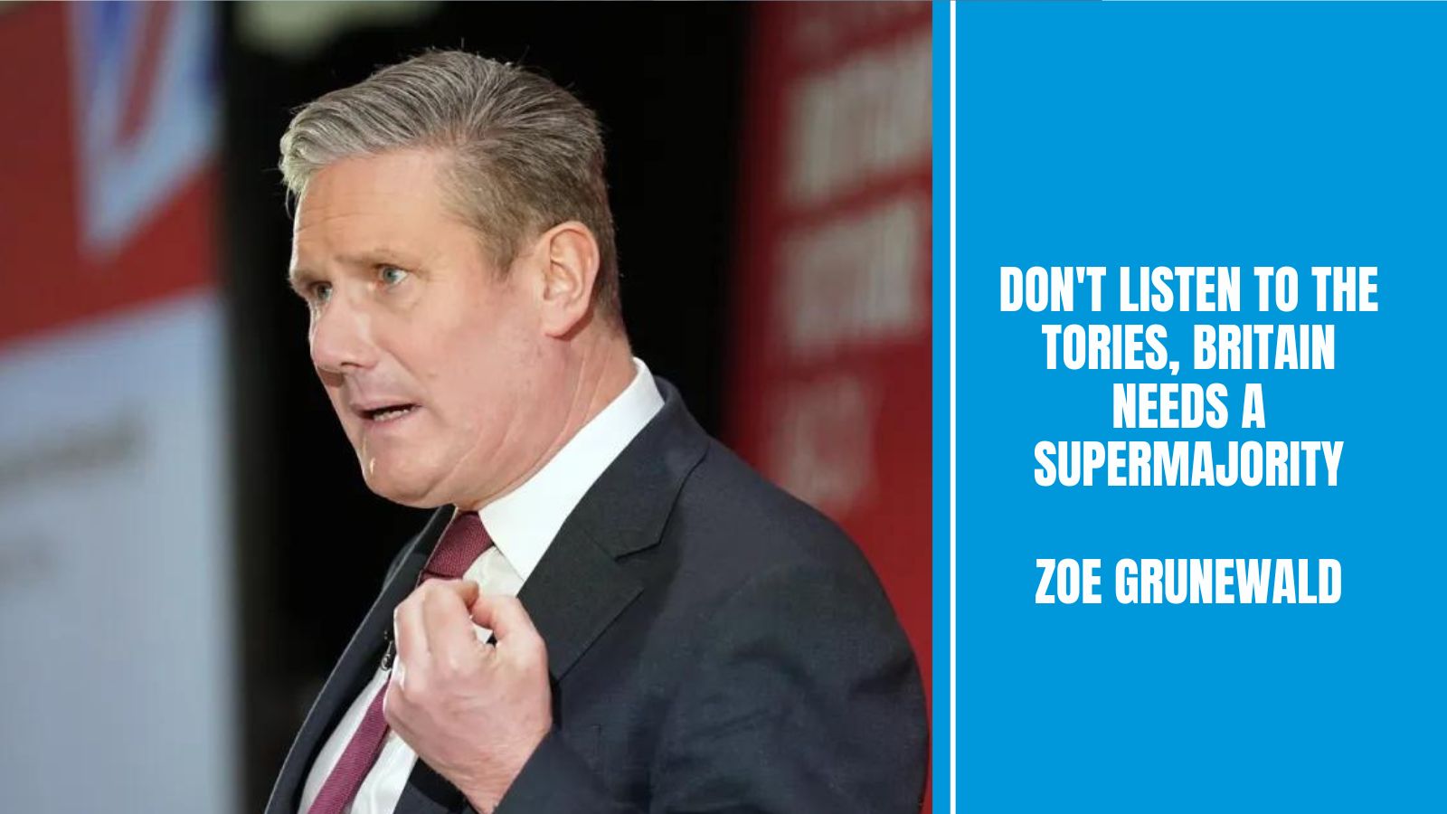 Don't listen to the Tories, Britain needs a supermajority