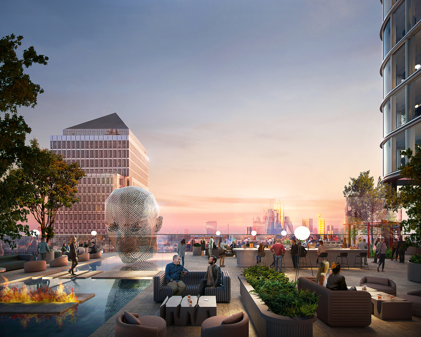 Canary Wharf unveils spectacular plans for 'reimagined' HSBC building