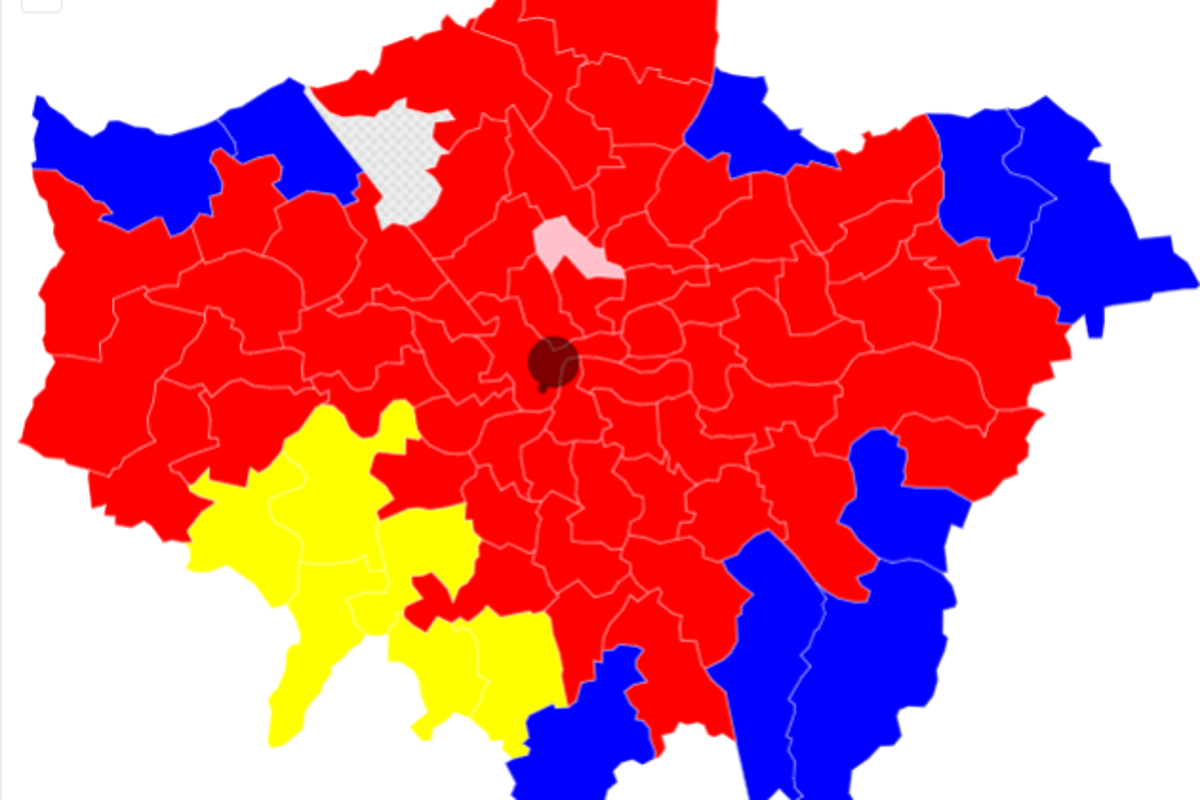 What do the results look like in London and who is my MP?