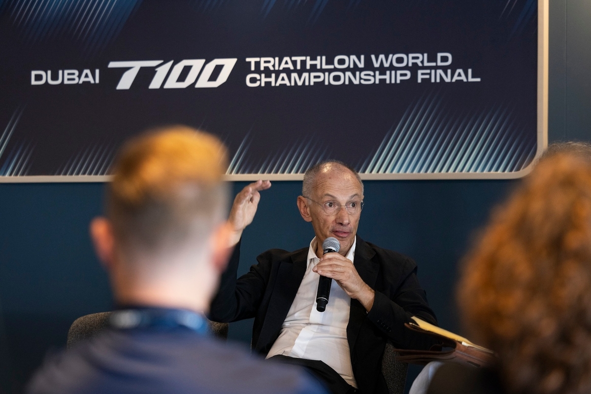 Sir Michael Moritz: 'T100 Triathlon is proving the sceptics wrong'