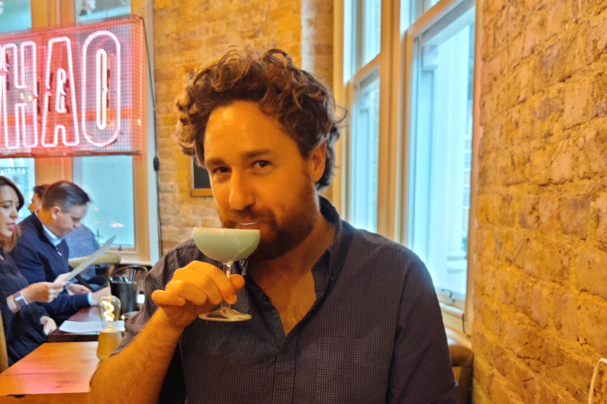 I ate inside Bridget Jones' London flat - and had a blue soup drink